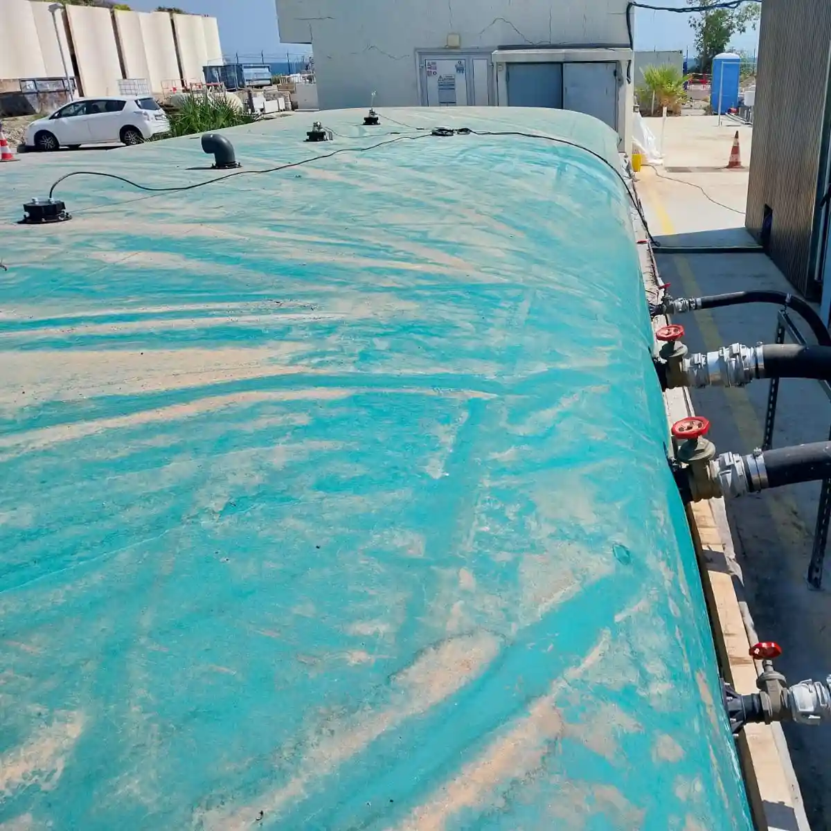 A flexible tank for a REUSE project - Nice - Labaronne Citaf : Flexible ...